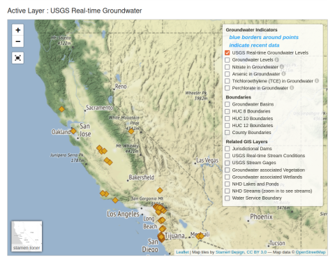 Change in Groundwater Levels | Sustainability Indicators